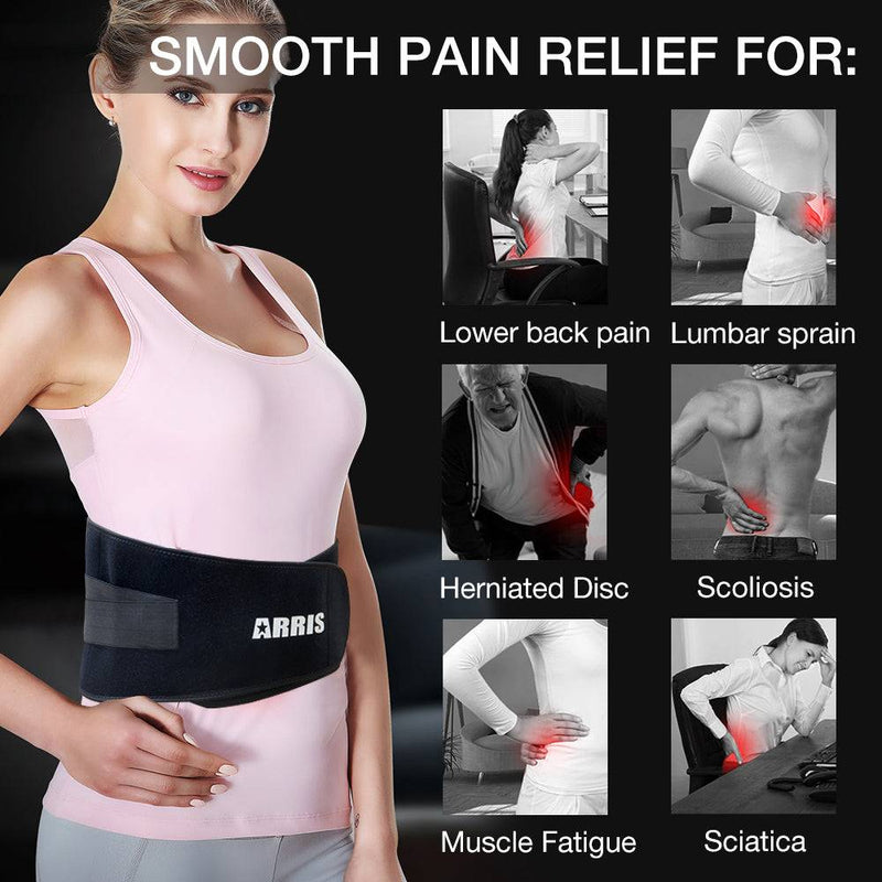 Ice Pack for Lower Back Pain Relief - Hot Cold Back Brace - for Lumbar