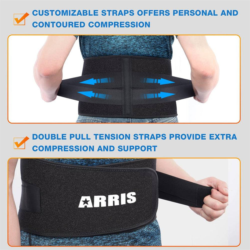 Ice Pack for Lower Back Pain Relief - Hot Cold Back Brace - for Lumbar