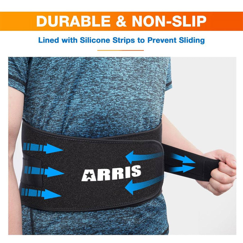 Ice Pack for Lower Back Pain Relief - Hot Cold Back Brace - for Lumbar