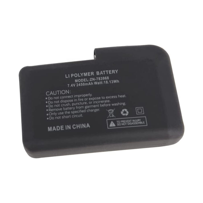 Arris 7.4V 2450mAh Lipo Battery for Arris Heated Hat and DUKUSEEK Heat ...